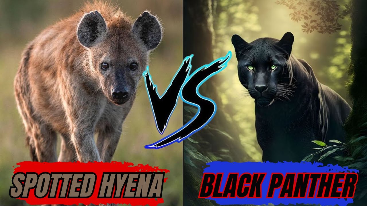 Deadly Clash: Panther vs. Hyena! - YouTube