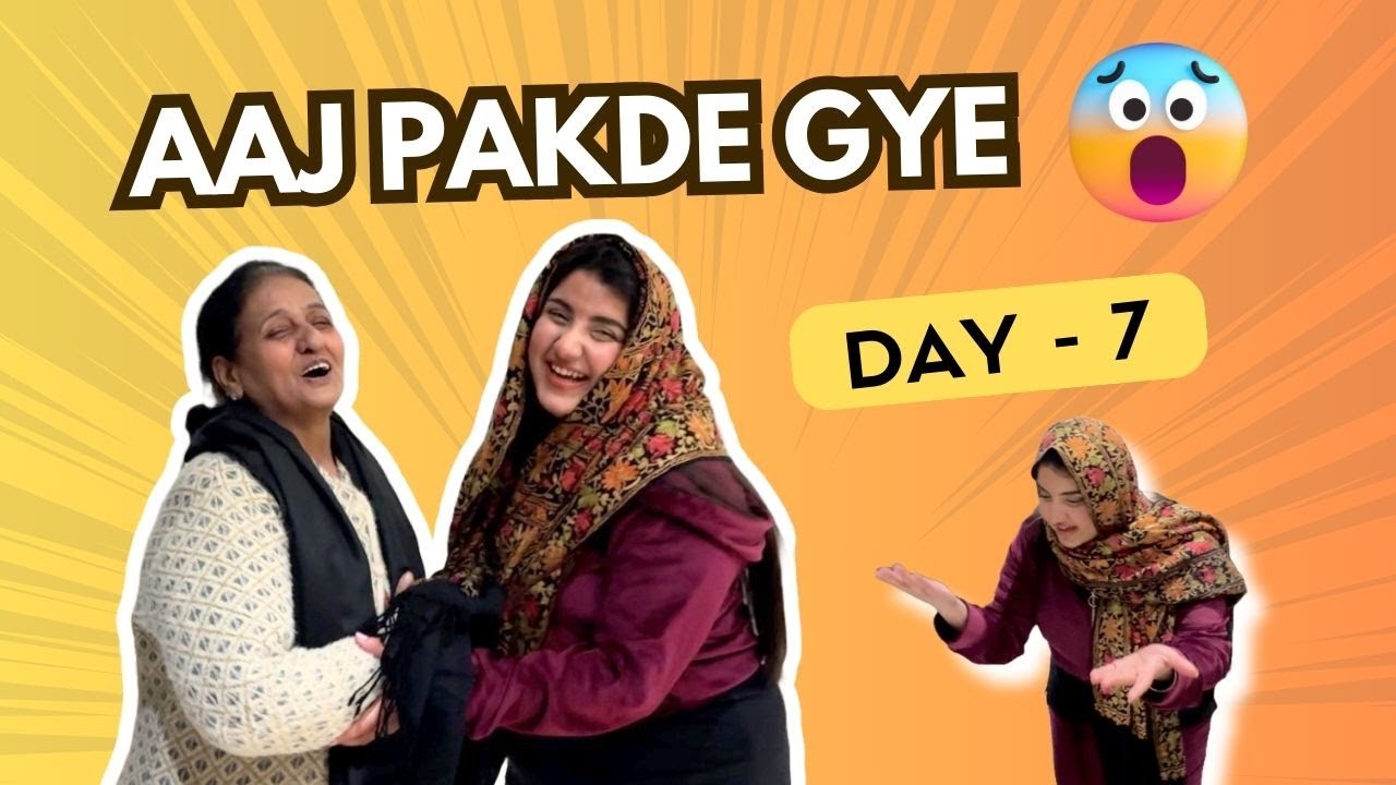 SASU MAA KI ACTING KARTE HUE PAKDE GAYE🤣 | DAY - 7 - YouTube