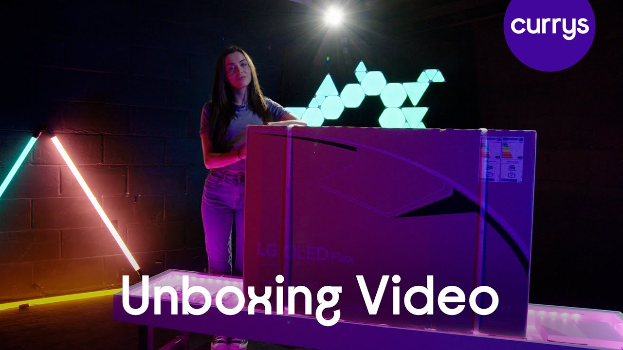 Unboxing the LG OLED Flex Gaming TV - YouTube