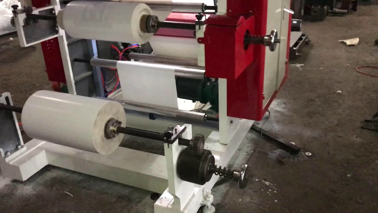 two color printing machine - YouTube