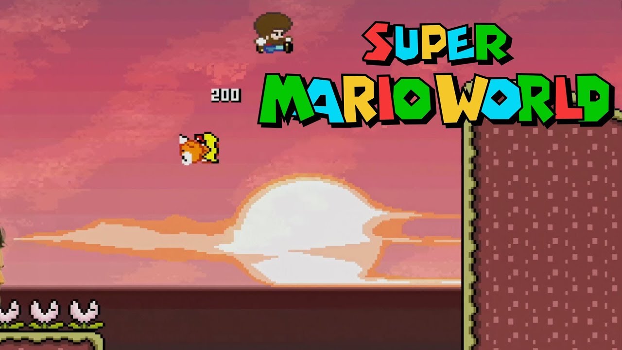 Kaizo Mario, Except Every Level is a Bob Ross Painting - YouTube