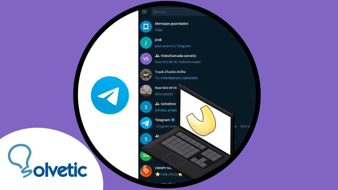 ⚫️ Cómo PONER MODO OSCURO en Telegram Web - YouTube