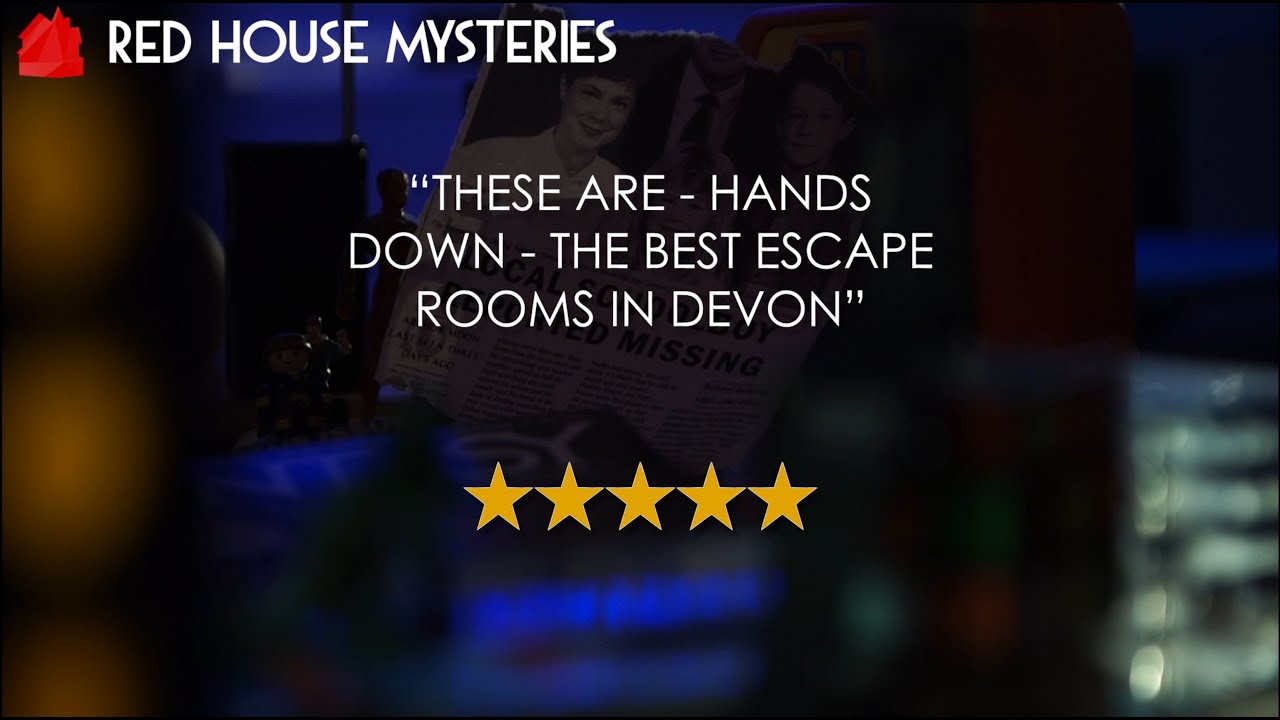 Red House Mysteries - Devon's Most Exciting Escape Rooms - YouTube