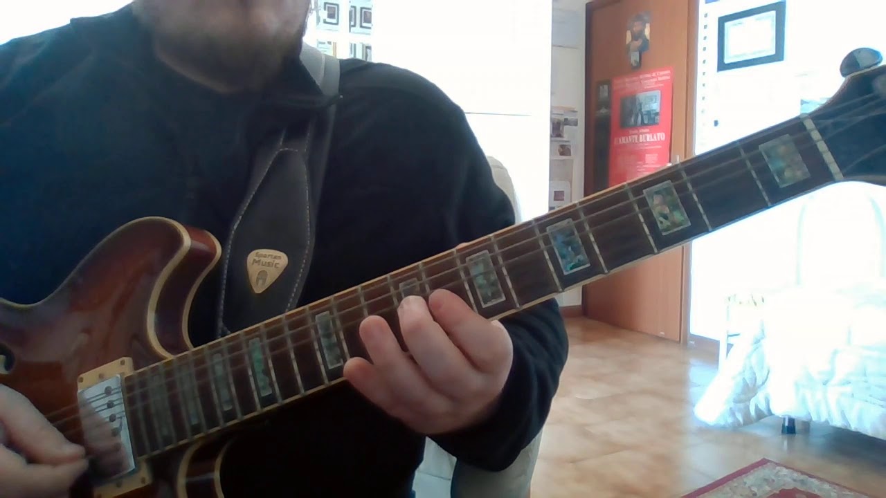 Scala Mib (Re#) boogie maggiore due ottave per CHITARRA - Eb (D#) major ...