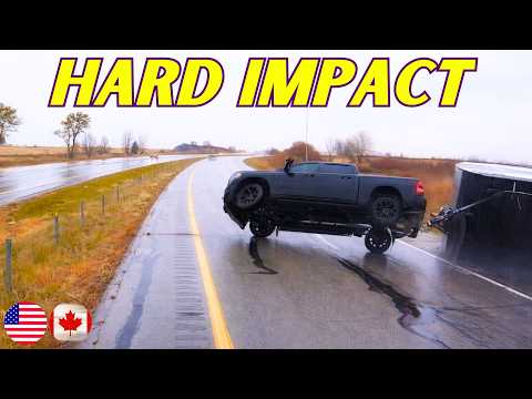 CAR HITS LARGE ROCK IN THE ROAD - 938 | Driving Fails