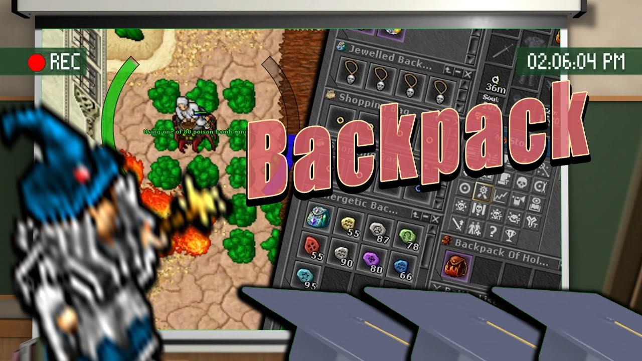 TIBIA / ¿QUE DEBES TENER EN TU BACKPACK? [ENG SUB] - YouTube