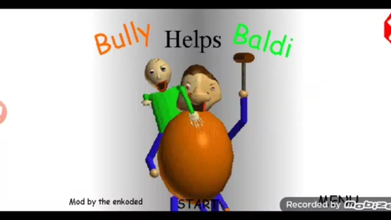 TOO EASY - Bully Helps Baldi - YouTube
