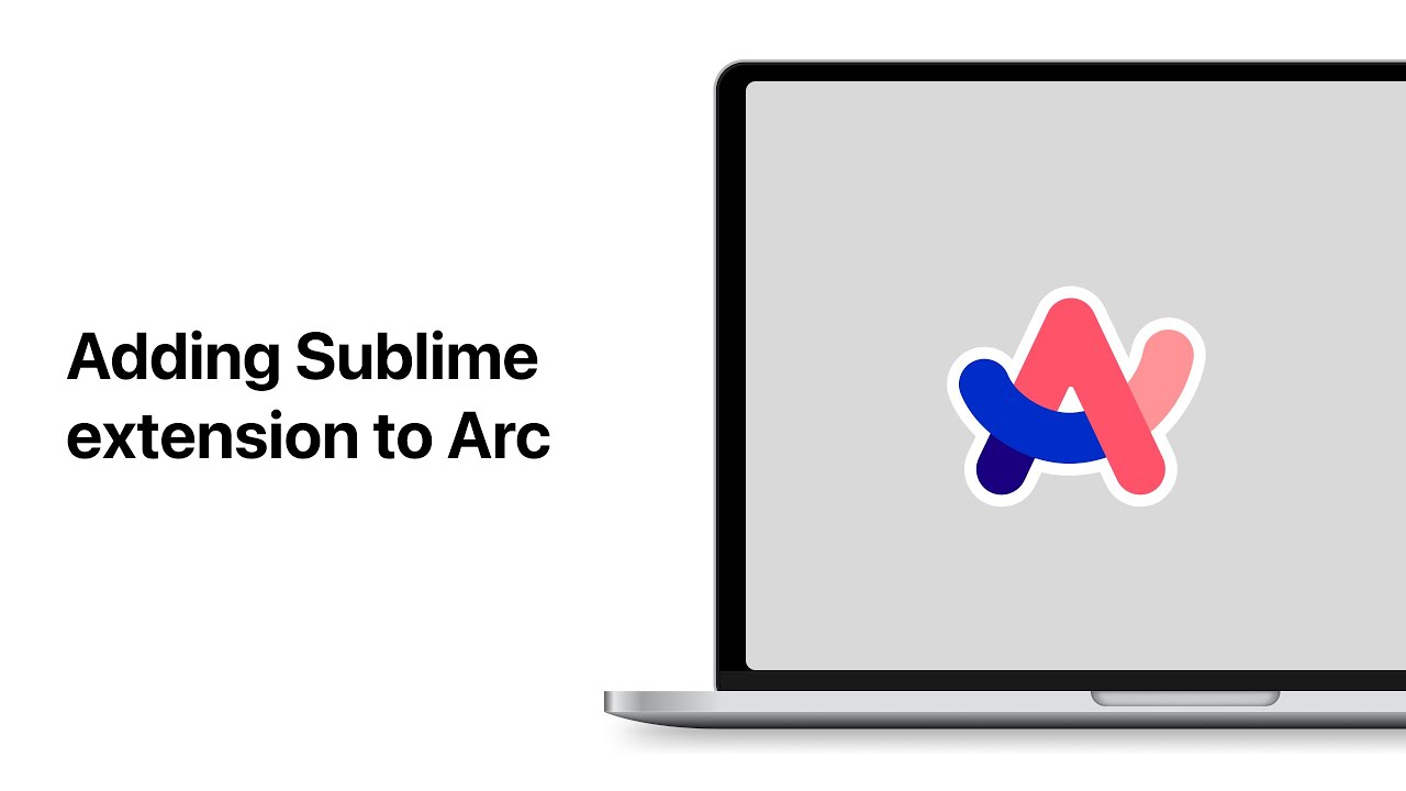 Adding Sublime's Extension to Arc Browser - YouTube