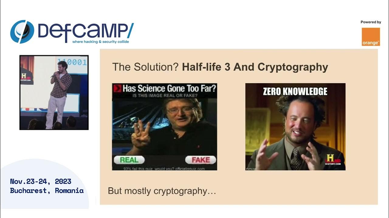 Nothing To Hide: Privacy-Preserving Cryptographic Authentication In Practice at DefCamp 2023 ...