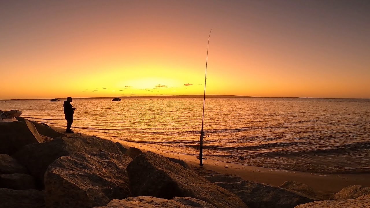 SOLO Fishing from the shore - YouTube
