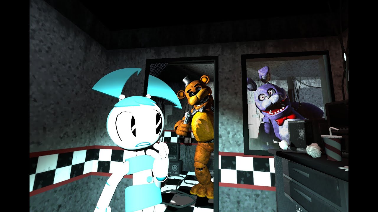 [Gmod/fnaf] Jenny works at Freddy's - YouTube