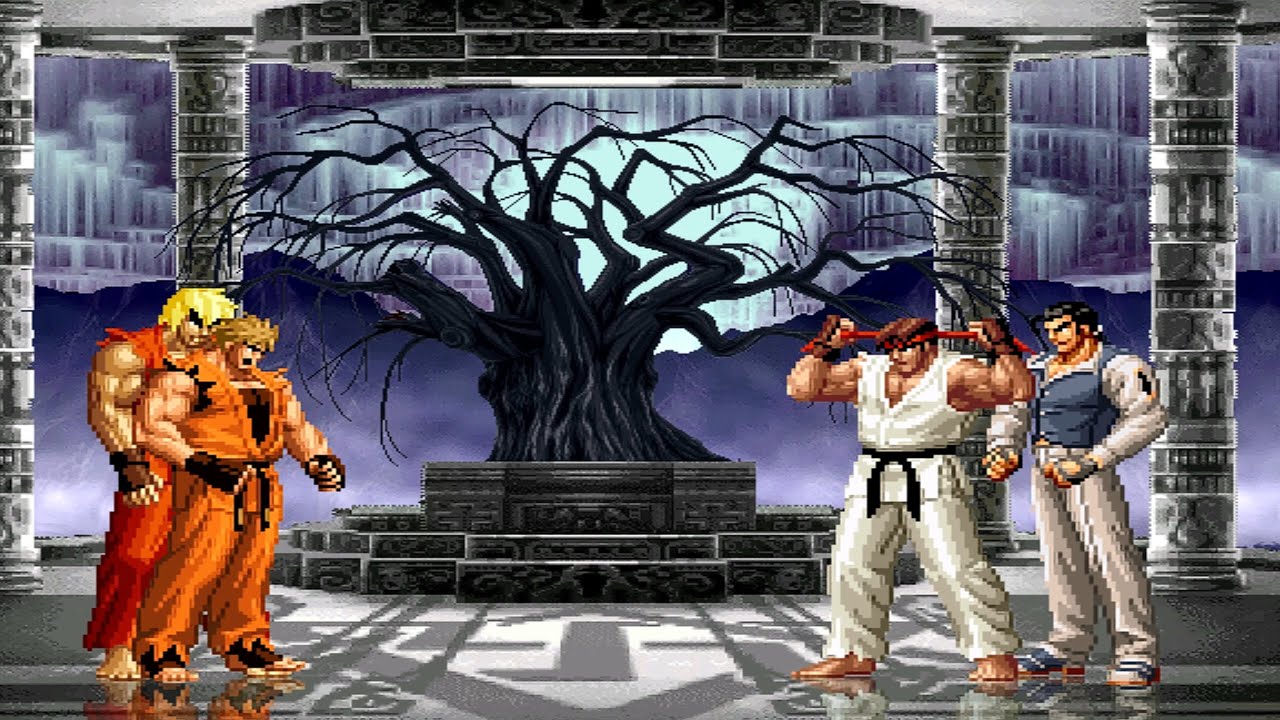 Ryo Sakazaki & Ken Master VS Robert Garica & Ryu || Kyukugenryu X ...