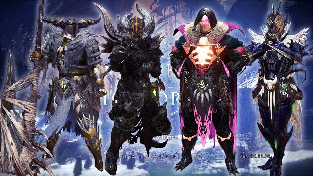 Monster Hunter World Iceborne Male Layered Armor Fashion 2 - YouTube