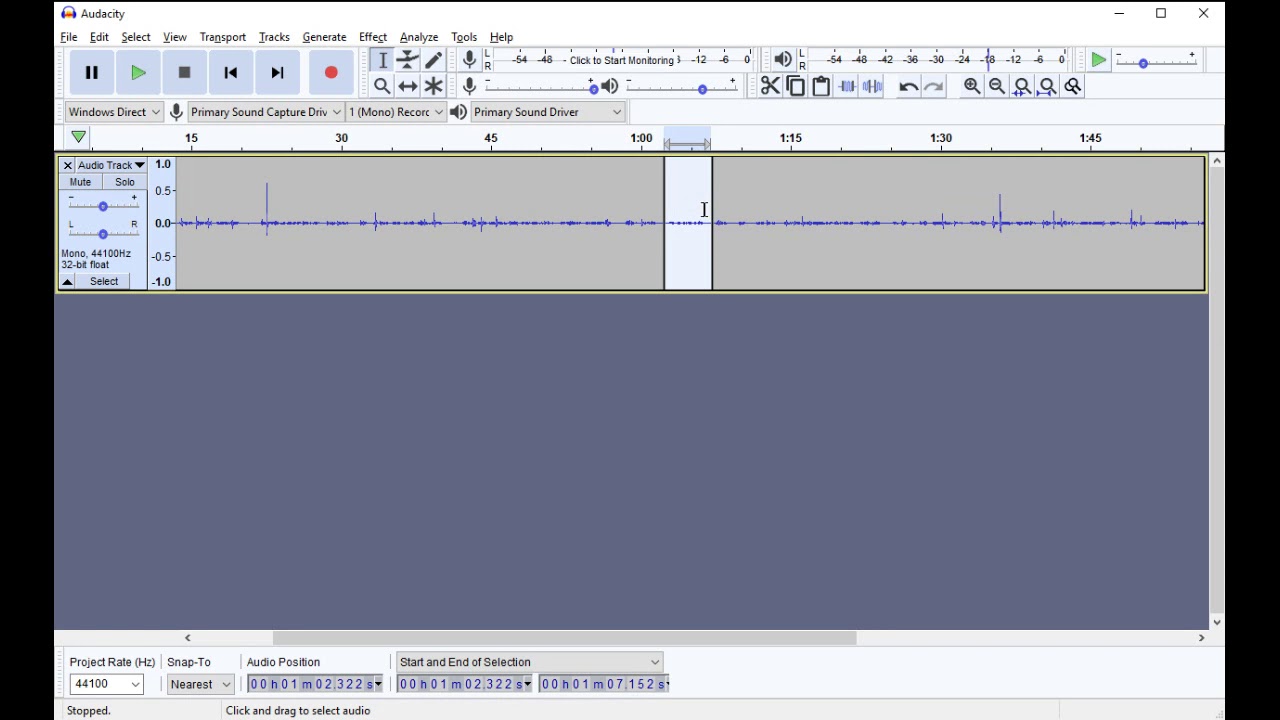 Audacity Basics: Split/Join and Copy/Paste/Cut/Delete - YouTube