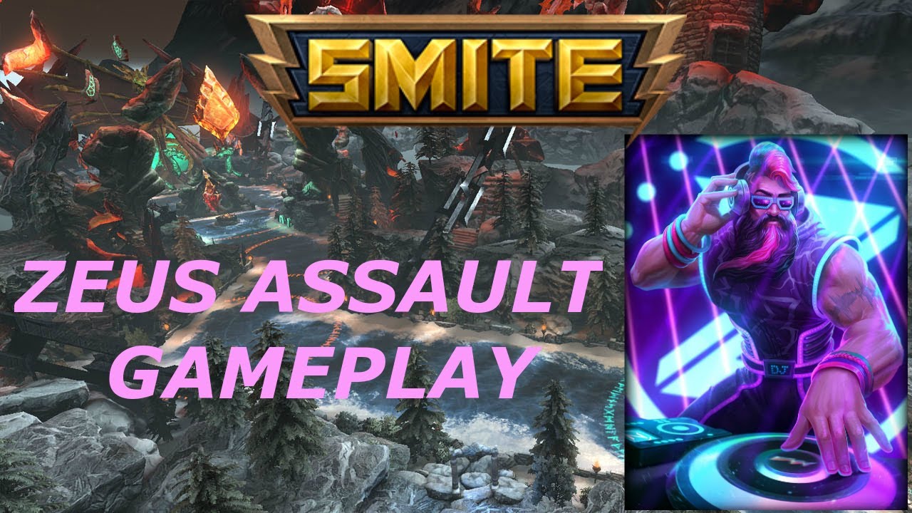 Smite - Zeus assault gameplay - YouTube