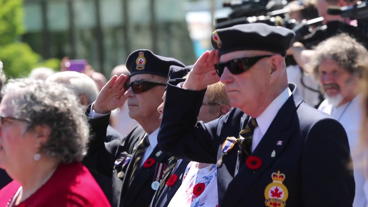 Ceremony at the National War Memorial marks the 75th anniversary of D ...