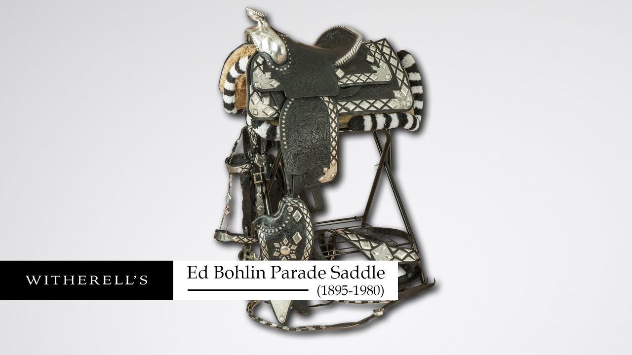 Ed Bohlin Parade Saddle - YouTube