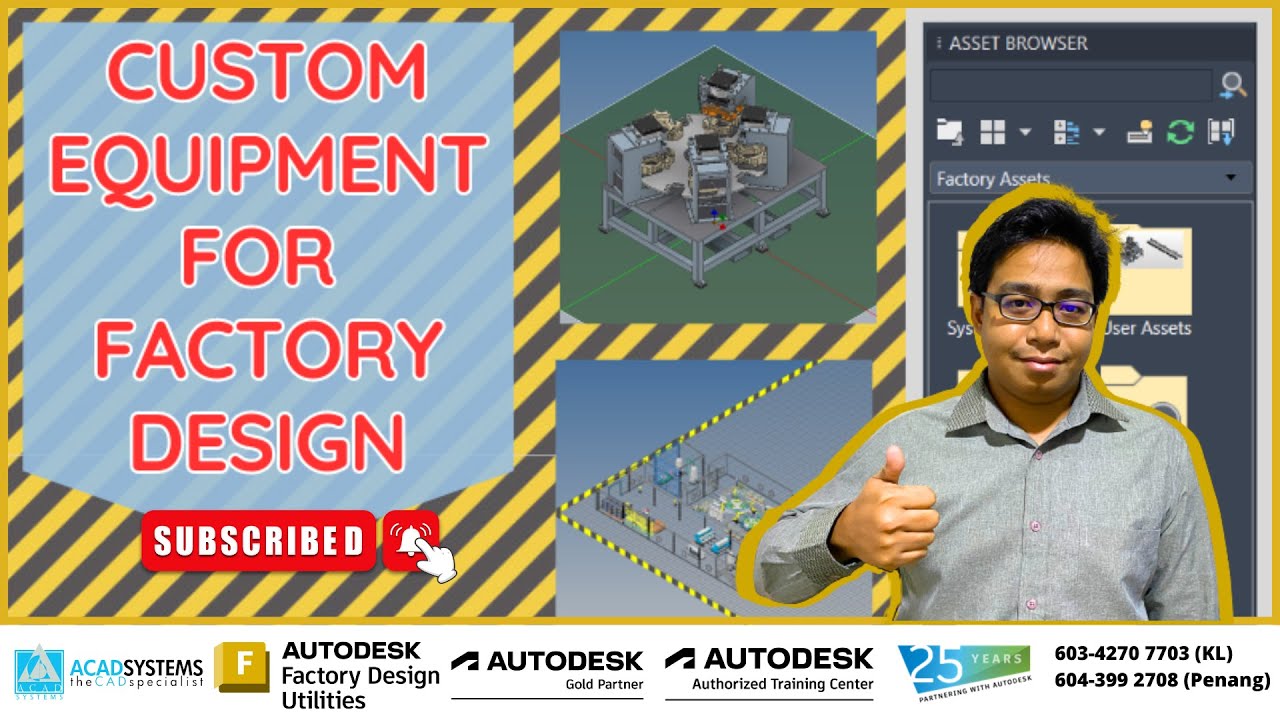 Custom Equipment Asset For Factory Design - YouTube