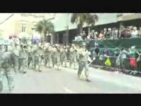 313th Army Band at Mardi Gras in Mobile - YouTube