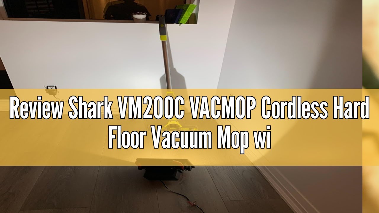 Review Shark VM200C VACMOP Cordless Hard Floor Vacuum Mop with ...