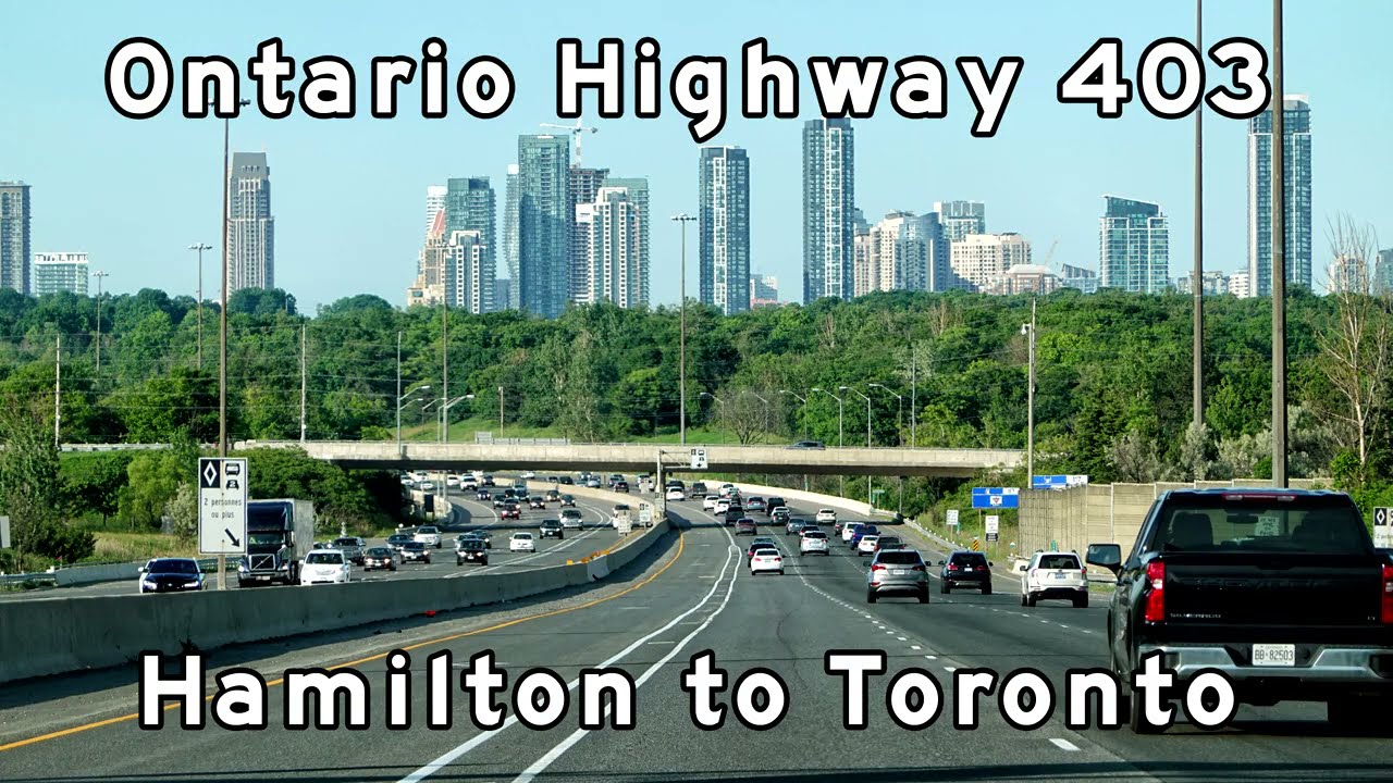 Ontario Highway 403 East - Hamilton to Toronto - 2020/06/18 - YouTube