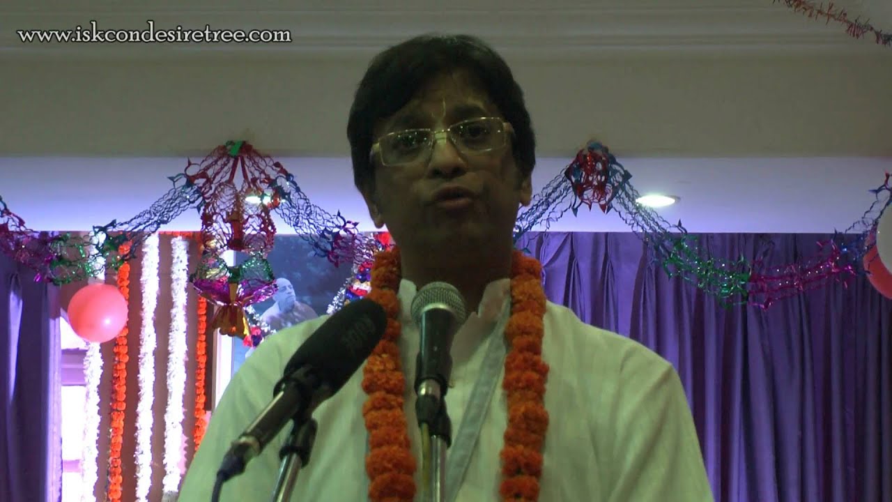 glorification of Shrila Bhakti Swarup Damodar Swami on Vyas Puja Day by ...