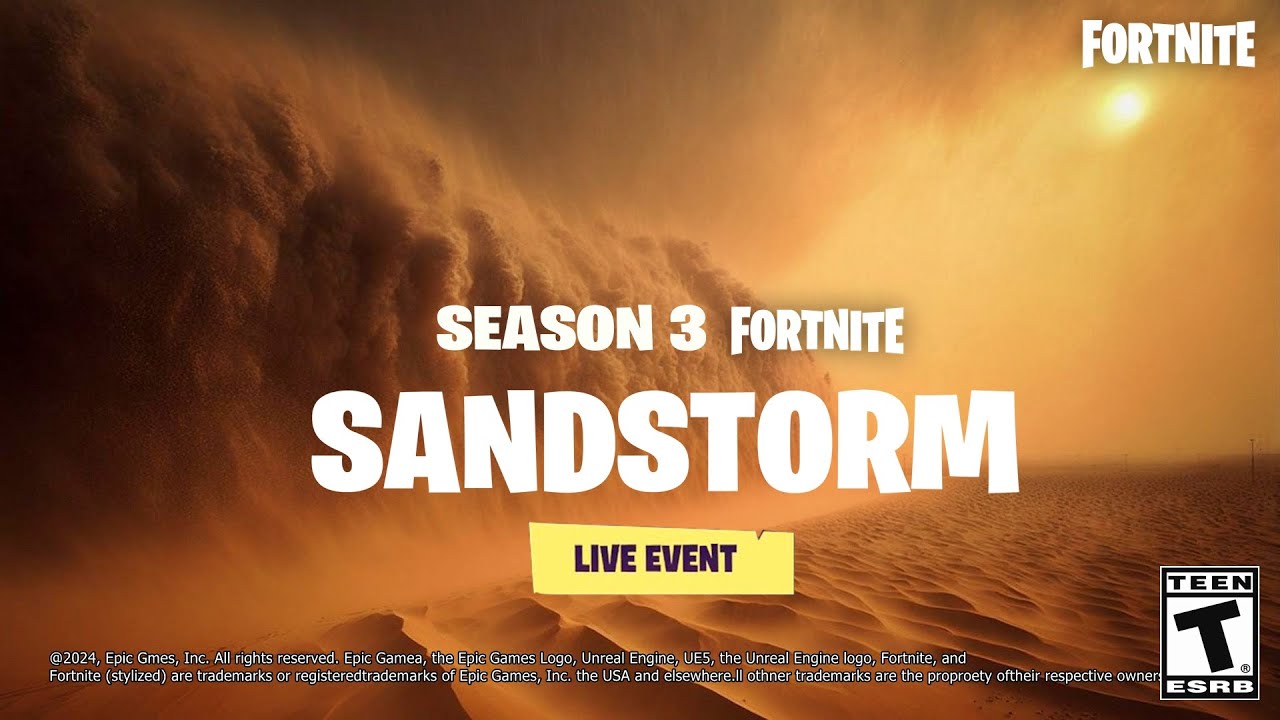 ⌛SANDSTORM ⌛EVENT in FORTNITE! ( SEASON 3) CURAND! FORTNITE LIVE ...