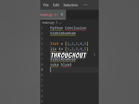 don’t sleep, learn Python! - YouTube