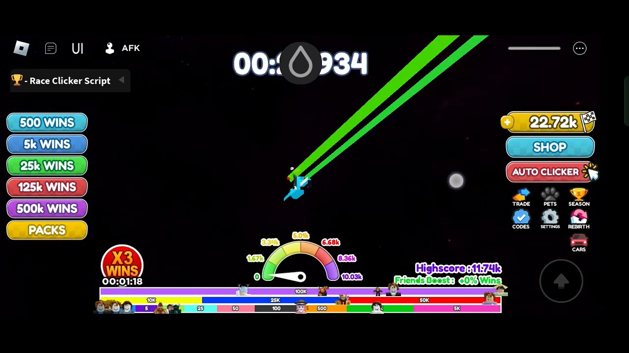 เเจกสคริปเเมพ Race Clicker ล่าสุด - YouTube