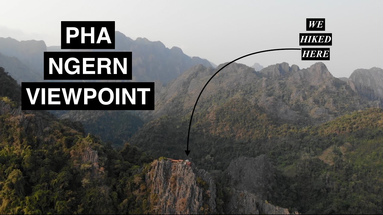 Pakse to Vang Vieng | Pha Ngern Viewpoint - YouTube