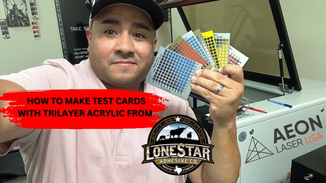 How I Make Awesome Test Cards With Cool Acrylics! - YouTube
