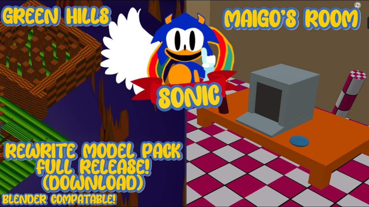 REWRITE MODEL PACK RELEASE! (IT’S BLENDER COMPATIBLE!) EXE owner ...