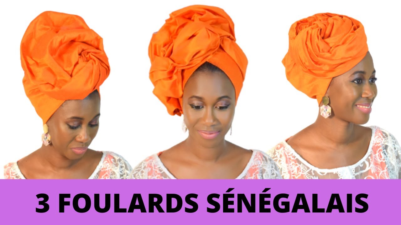 Moussor turban shantoum | Foulard sénégalais simple | Easy head tie ...
