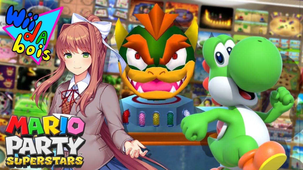 Mario Party Minigames #1: For the Monika Lovers | WiiDaBois - YouTube