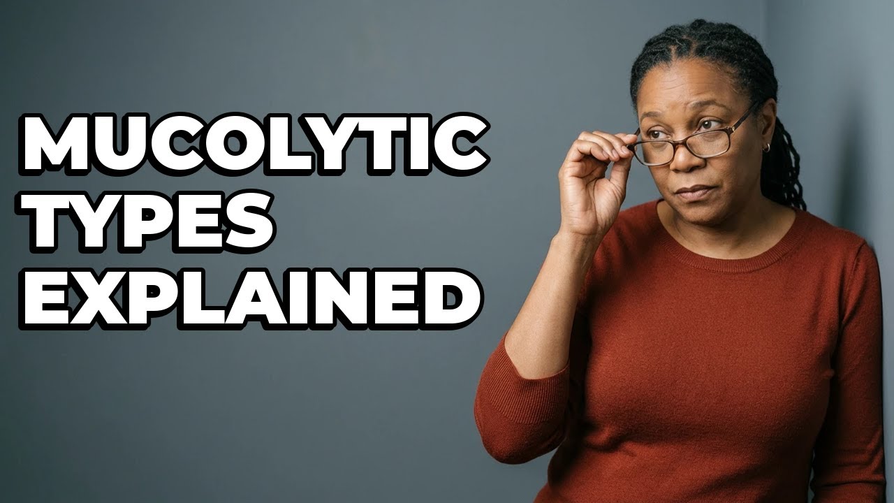 What Are The Different Types Of Mucolytics? - YouTube