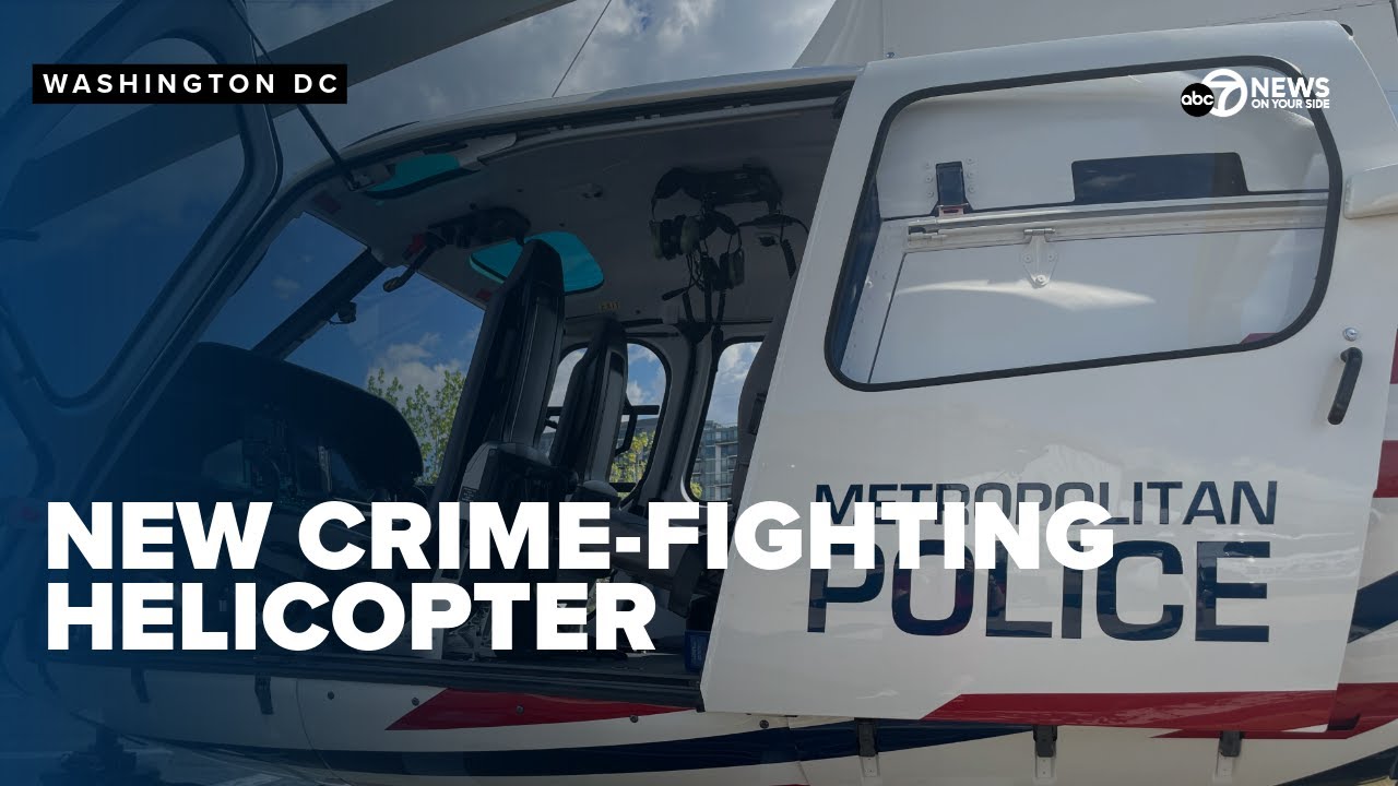 DC police boosts its crime efforts with drones and helicopters - YouTube