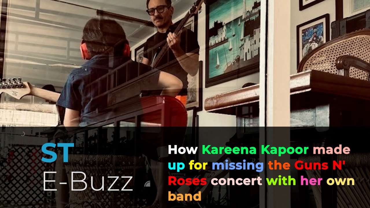 How Kareena Kapoor made up for missing the Guns N' Roses concert with her own band - YouTube