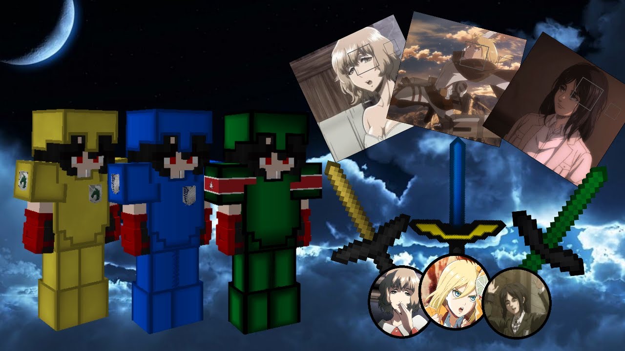 Attack on Titan 32x Anime Texture Pack Bundle Part 5 - YouTube