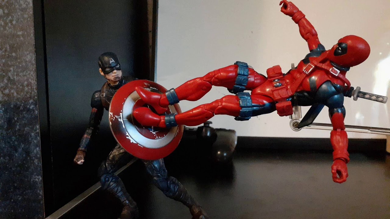 deadpool vs captain america - YouTube