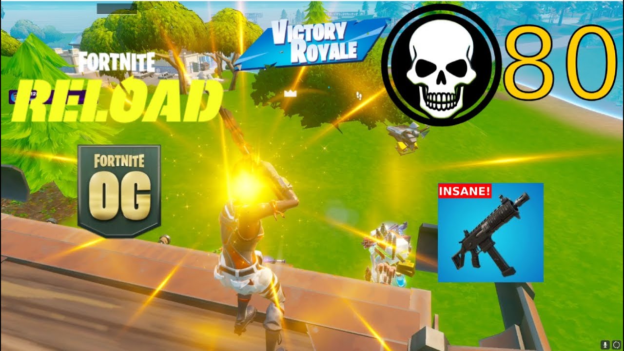 80 Elimination Solo Vs Squads Reload "Zero Build" Gameplay Wins - YouTube