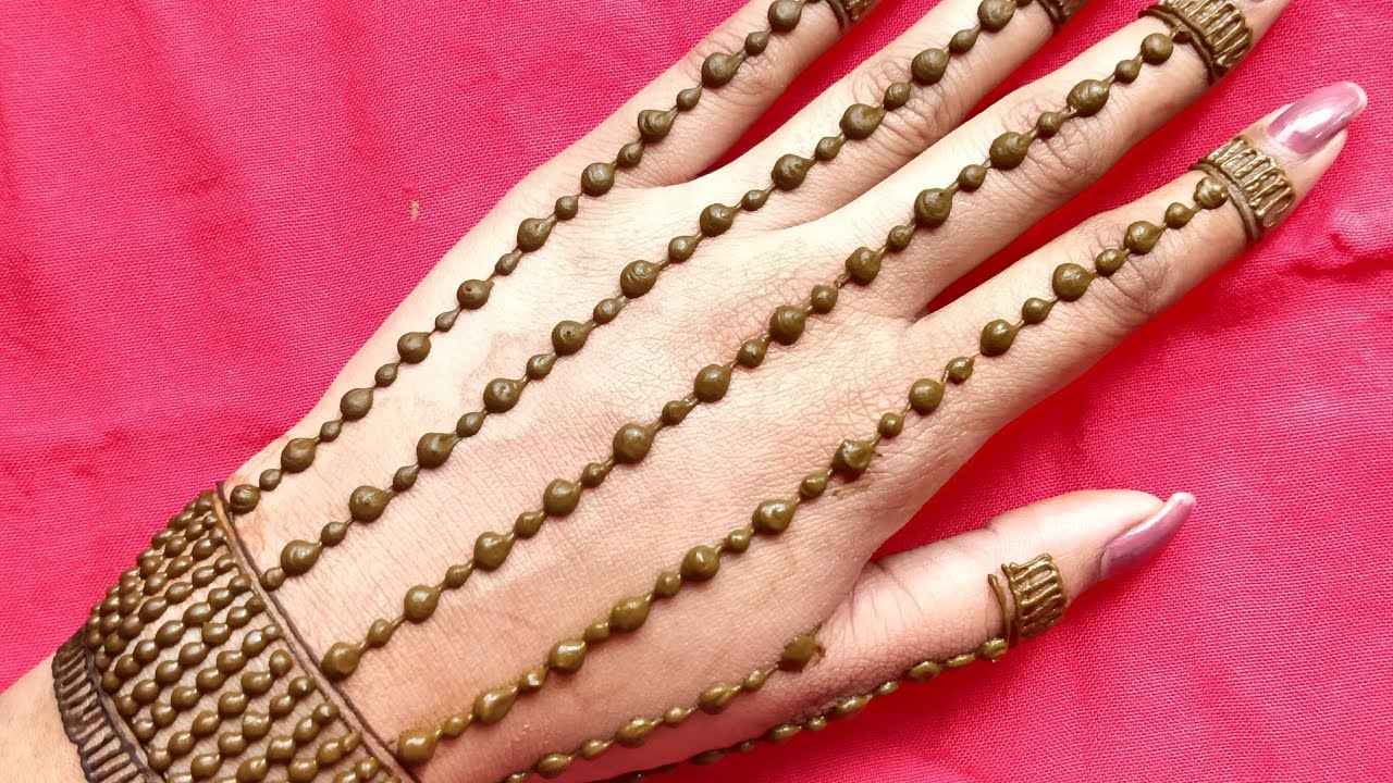 Most easy dot mehndi trick - Easy mehndi | mehndi designs | henna ...