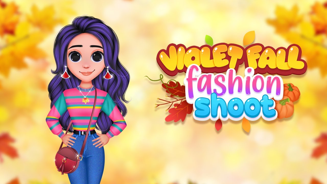 Violet Fall Fashion Shoot - Princess Dress Up Games - YouTube