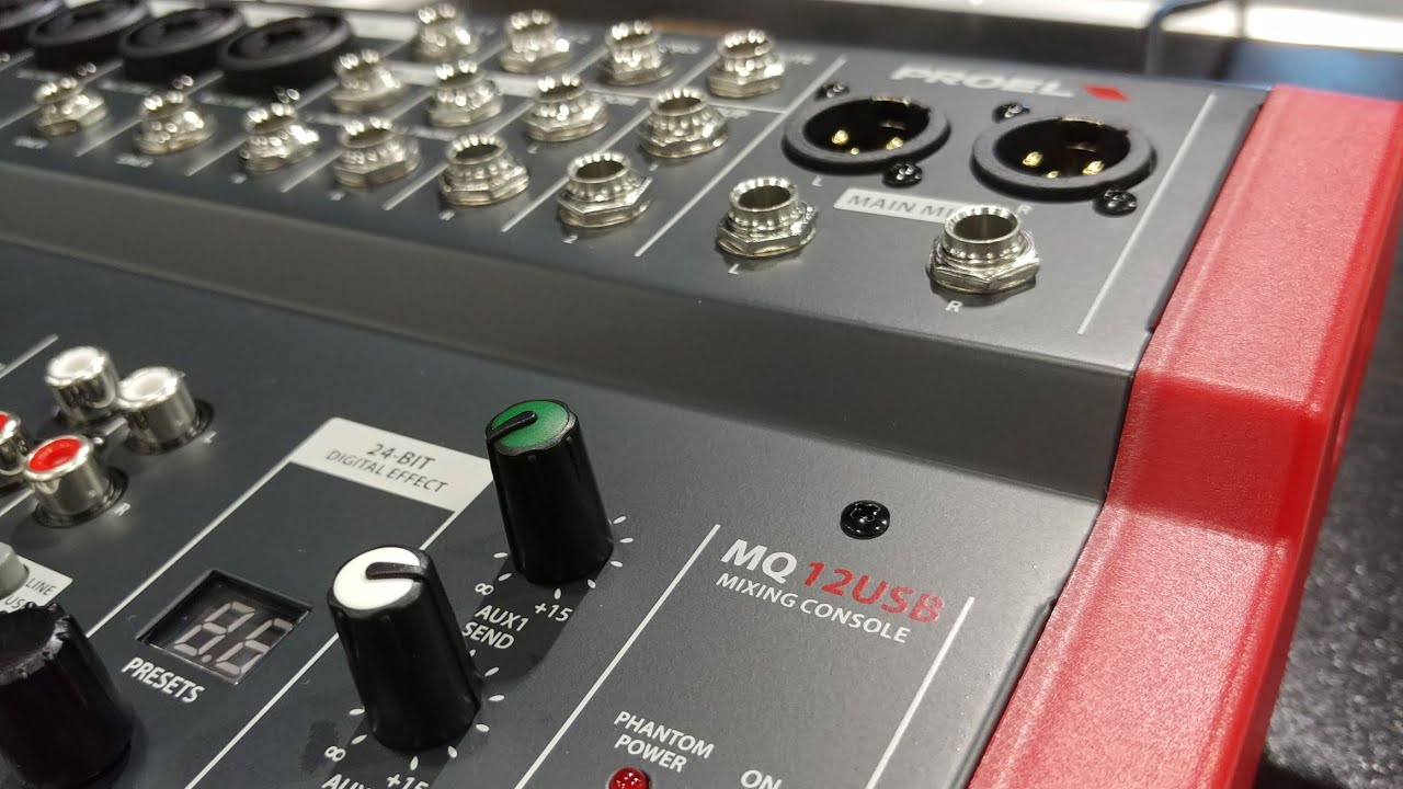 Proel MQ Siri Mixer: Proel MQ12USB (Bahasa Malaysia) - YouTube