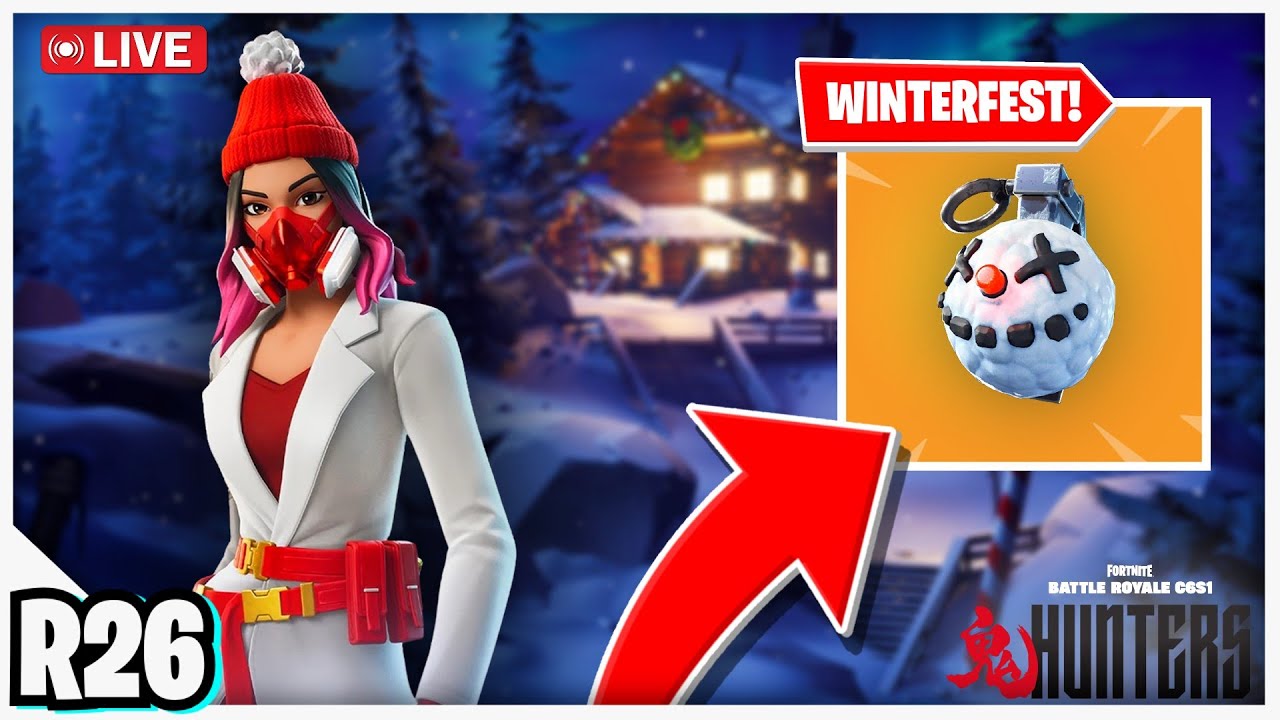 LIVE! - Winterfest Week in Fortnite! (Chapter 6) - YouTube