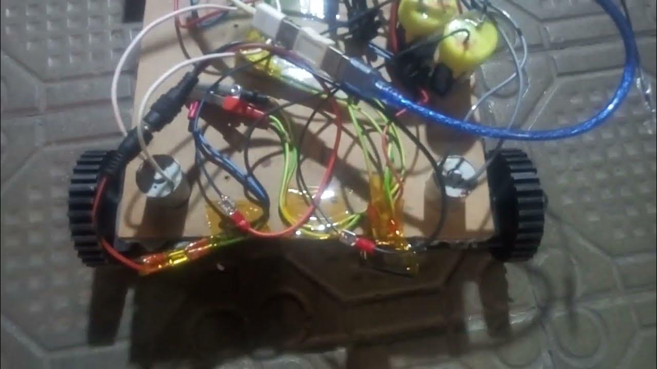 Robot controlled by WebRTC (PC-mobile) - YouTube