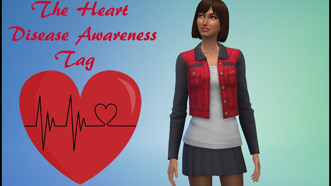 The Sims 4 - Heart Disease Awareness Tag - YouTube