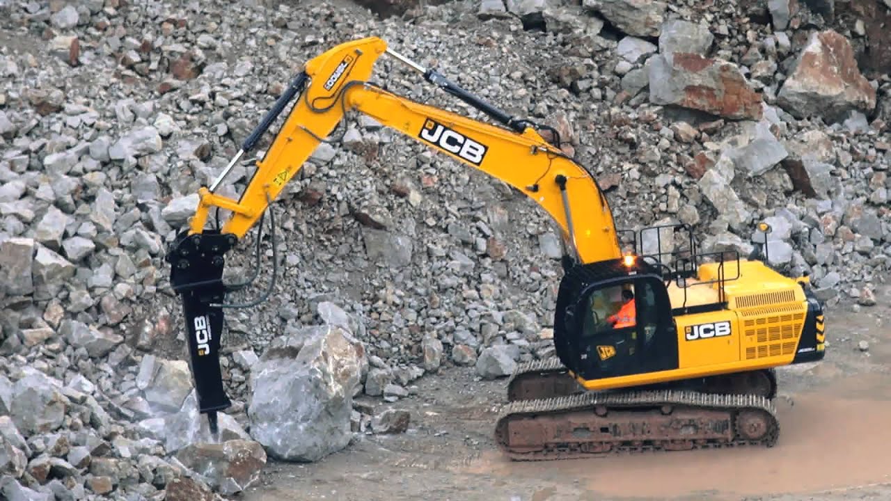 JCB JS300 graafmachine - YouTube