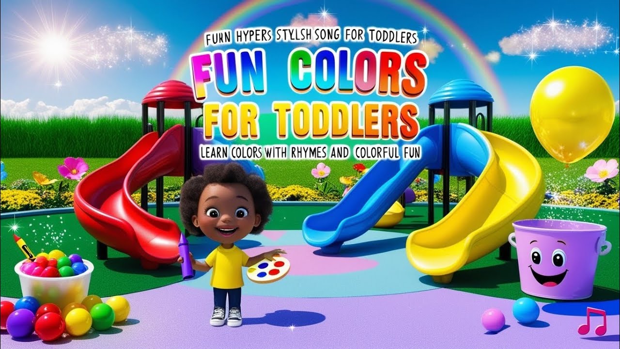 Fun Colors Song for Toddlers | Learn Colors with Easy Rhymes | Rhymes ...