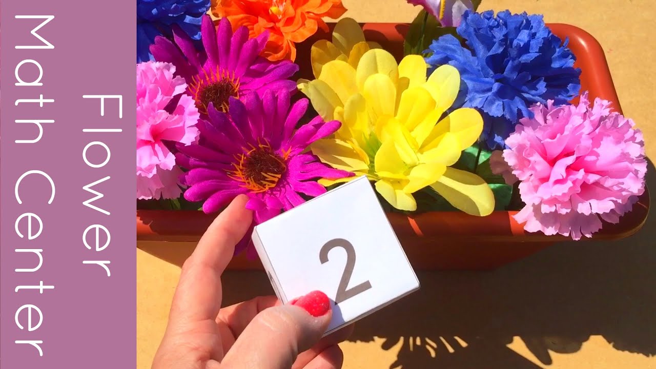 Flower Preschool and Kindergarten Math Center - YouTube