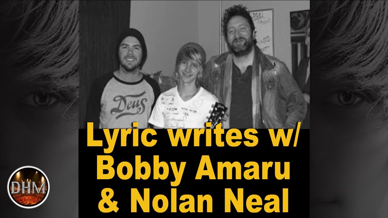 Writing with Nolan Neal (Hinder, The Voice) Bobby Amaru (Saliva) - YouTube